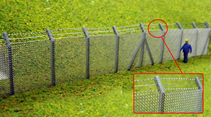 OOF8 – Security Fencing Kit, 9ft high with 3 strand barbed wire top (x ...